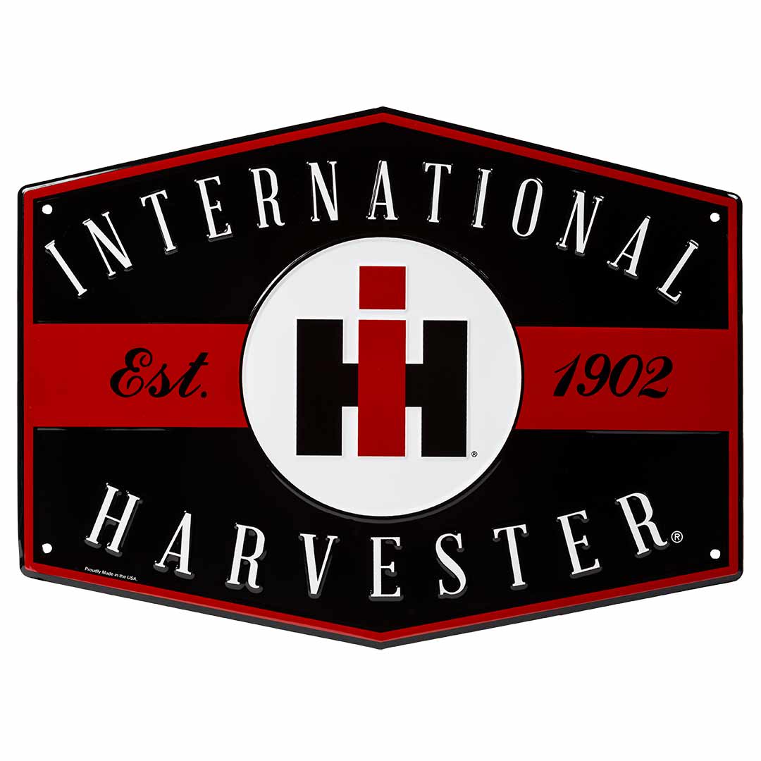 International Harvester Hex Metal Sign | IH Gear - IH GEAR