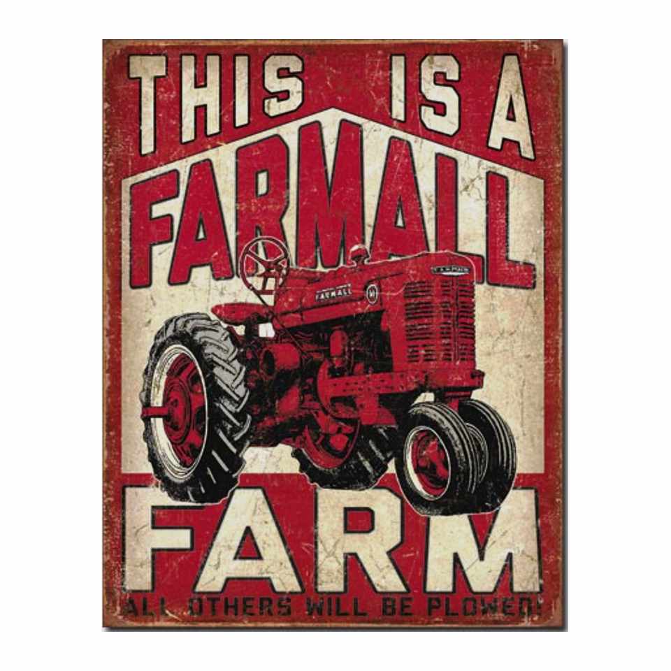 International Harvester IH FARMALL Farm Sign - IH Gear - IH GEAR